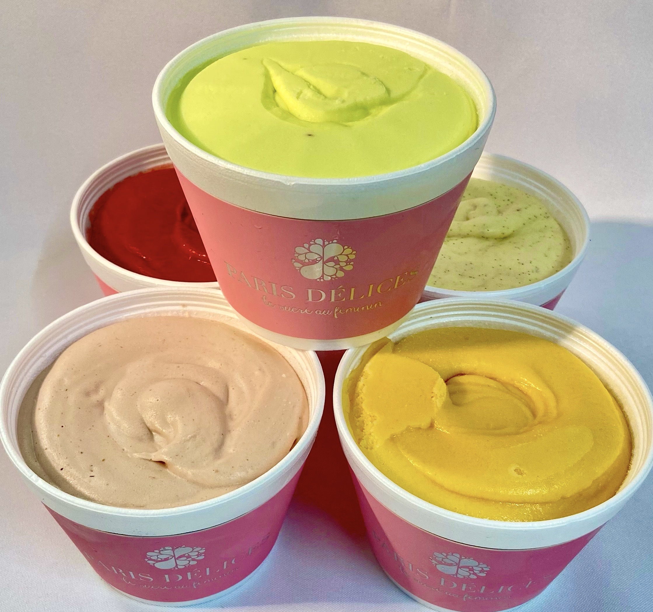 Pot de glace moyen - 450 ml - Paris Délices - Pâtisserie boulangerie fine